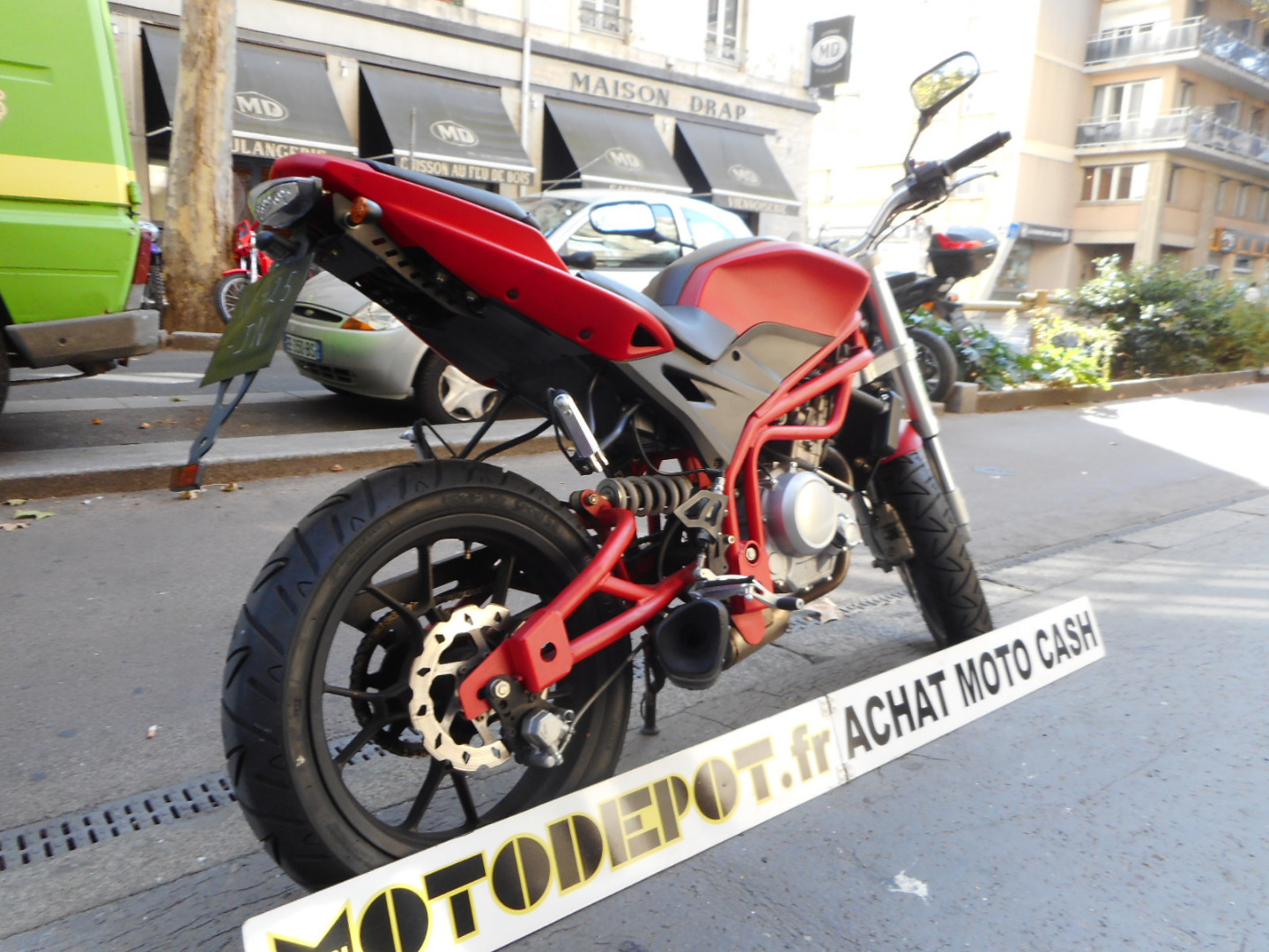 Moto depot : Motos d’occasion de 51 a 125 cc mh, GUN R 125 MH ROUGE